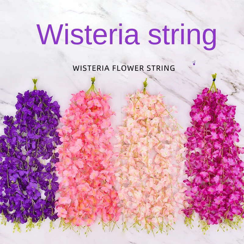 20pcs-pack-Artificial-Wisteria-Flower-Strips-Wedding-Home-Decoration ...