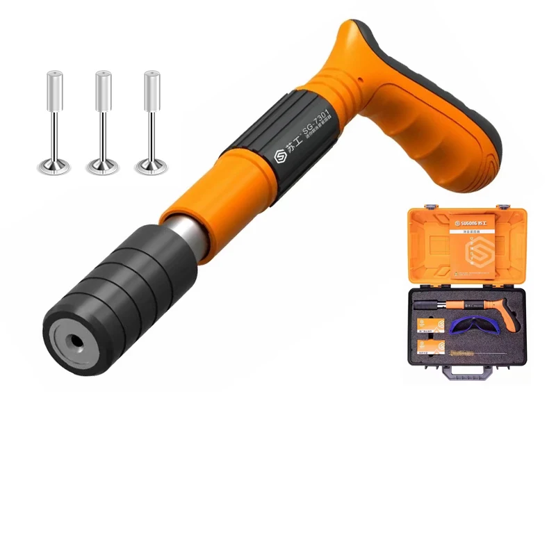 Handheld-Mini-Nail-Gun-Teto-Artefato-Manual-Nail-Rivet-Tool-Instala-o ...