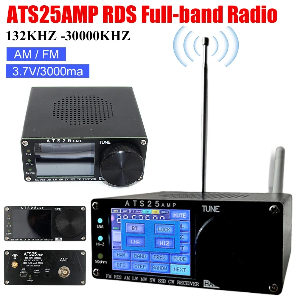 ATS25AMP-Full-band-Radio-Firmwa-4-17-RDS-Portable-Shortwave-Radio-with ...