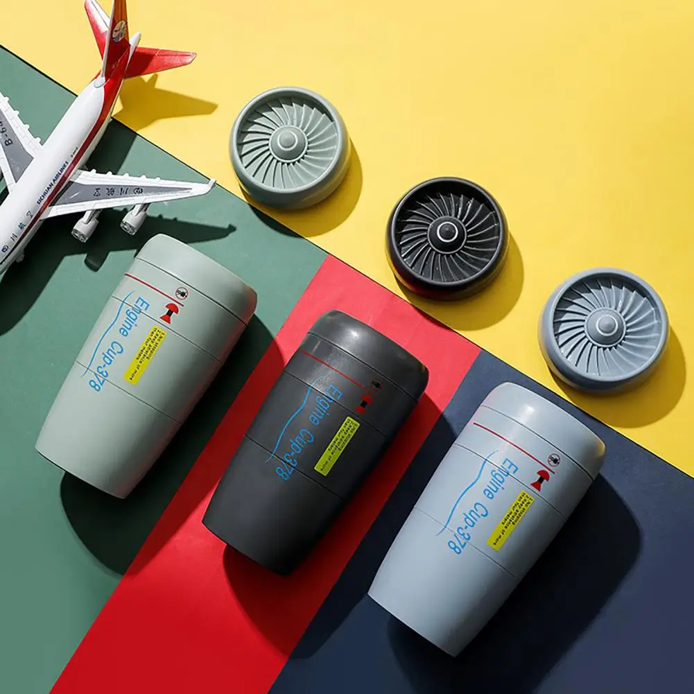 Self-Mixing-Cup-Lightweight-Aircraft-Engine-Shape-Portable-Auto-Self ...