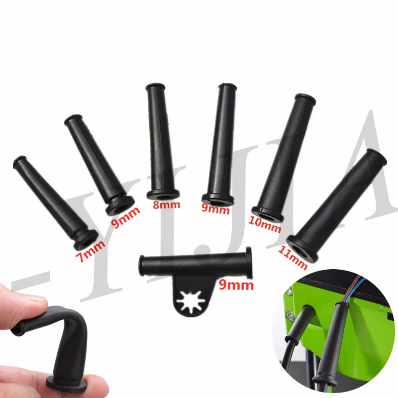 5pcs-9-10-12mm-Rubber-Wire-Protector-Cable-Sleeve-Boot-Cover-For-Angle ...