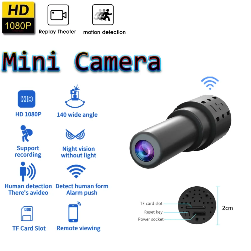 Mini Wifi Camera Micro Smart Cam Espion Spia Vigilancia Wlan Camcorder ...