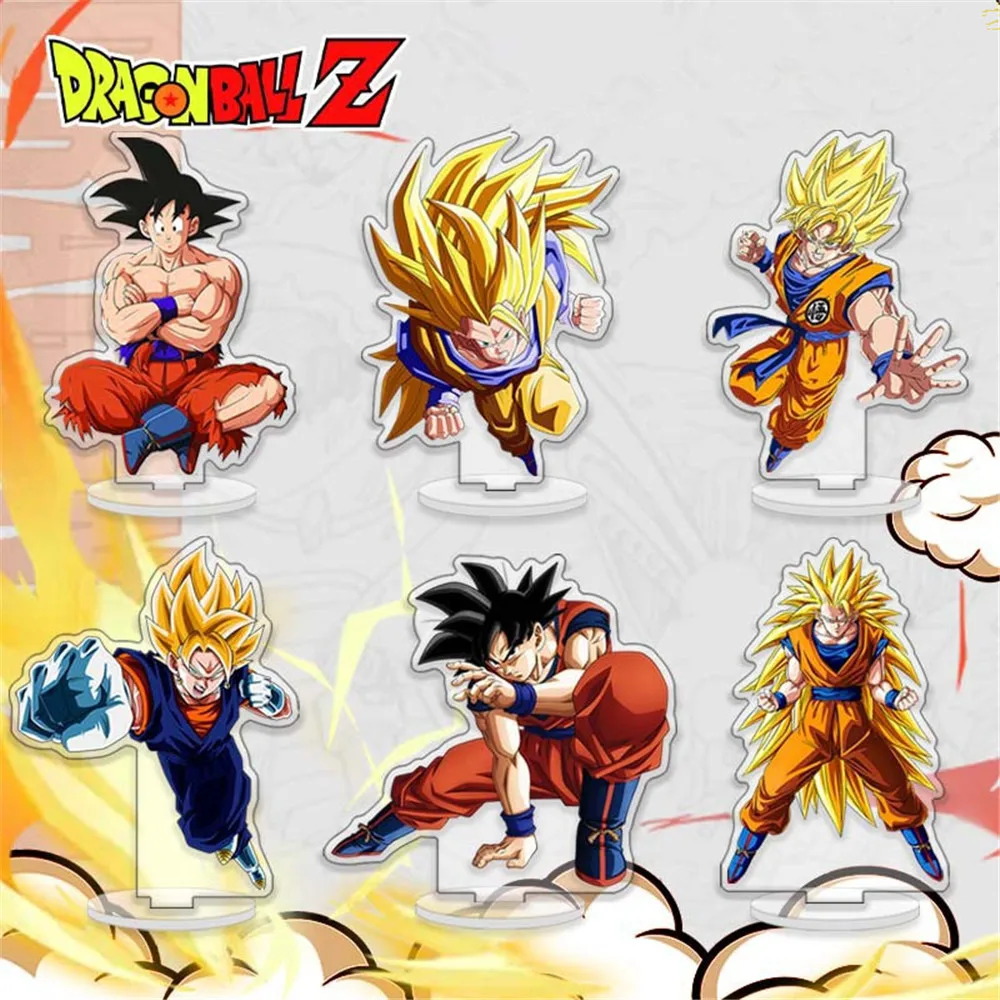 Anime Dragon Ball Z Super Saiyan Son Goku Vegeta Broli Frieza Gogeta ...
