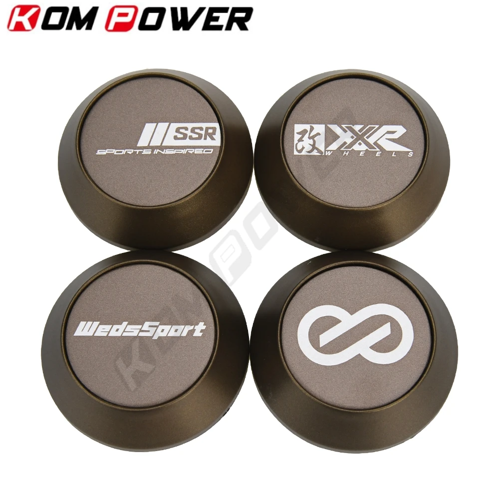 4PCS 65MM/60MM Bronze Rim Cap ENKEI WORK XXR WEDSSPORT Sticker Wheel ...