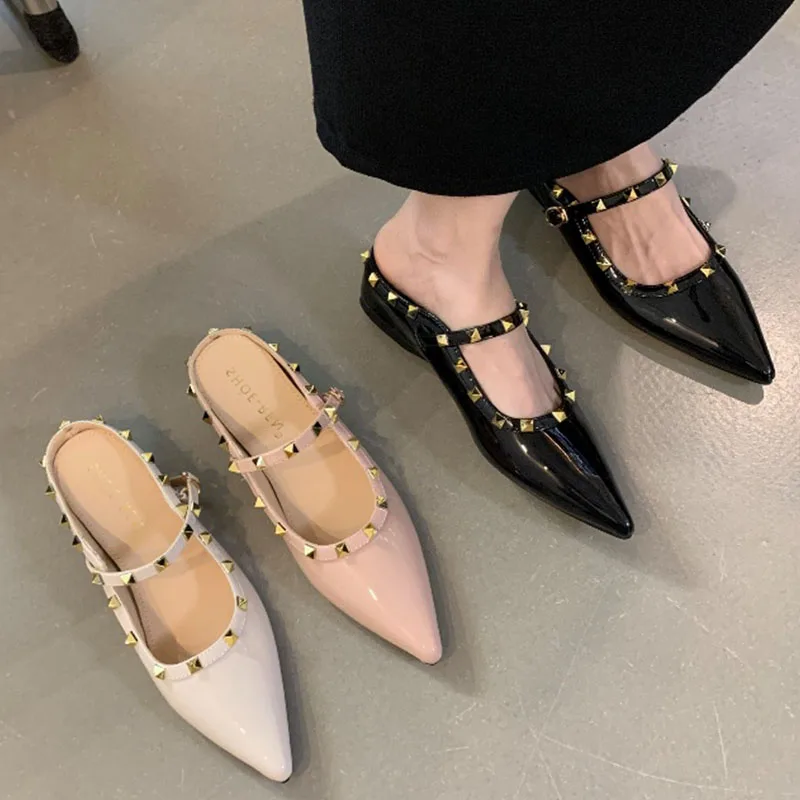 Fashion-Rivet-Female-Slides-Slippers-Ladies-Sandals-Shoes-New-2024 ...