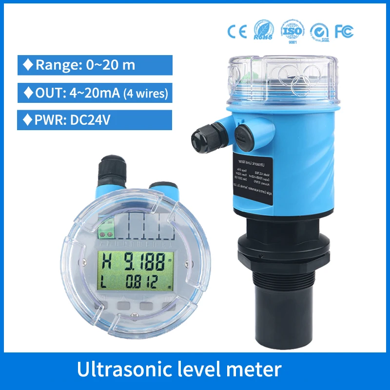 5m-10m-4-20mA-Relays-Liquid-Level-Sensor-Transmitter-No-Contact-Oil ...