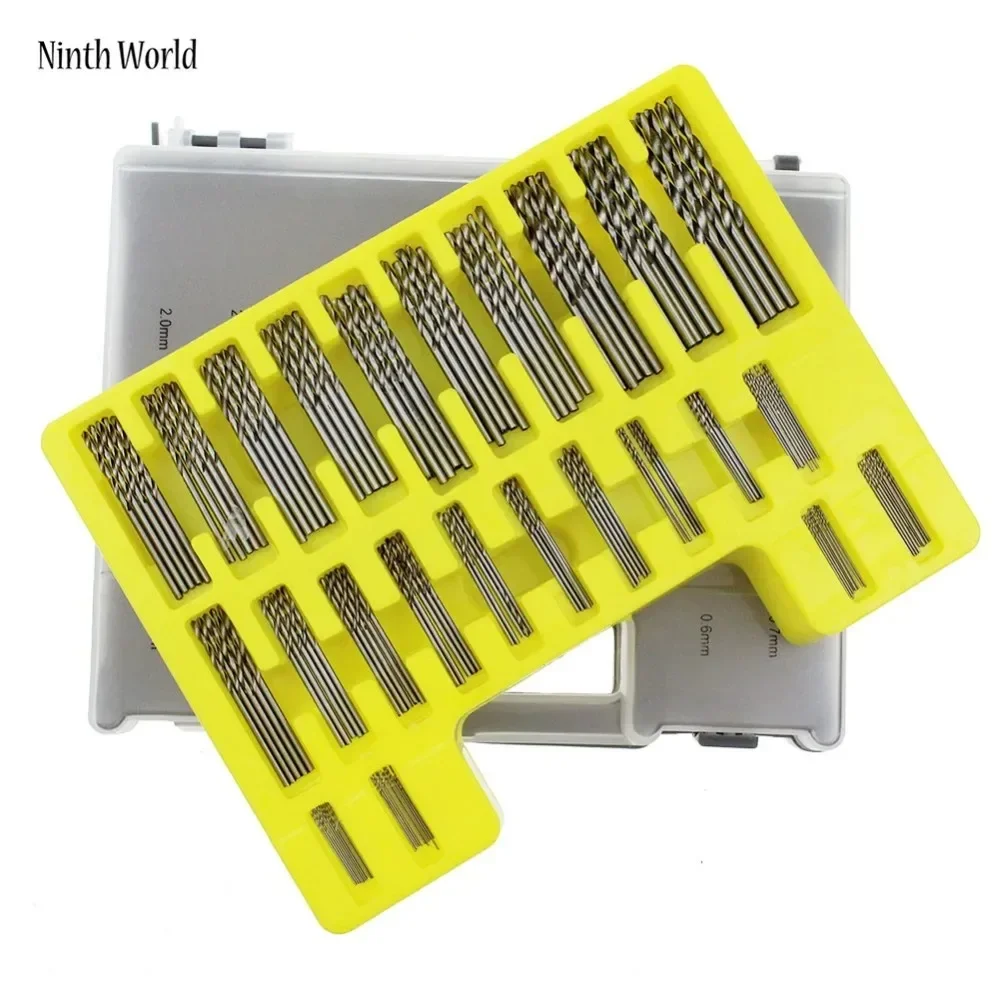 150PC Mini Twist Drill Plastic Box Package 0.4-3.2mm Small Drill Box ...