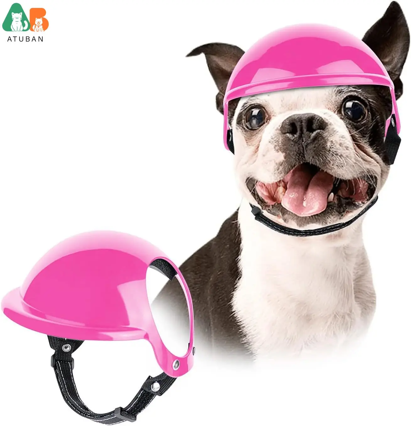 Dog-Helmet-for-Small-Dog-Pet-Hat-for-Puppy-Cat-with-Ear-Holes-Safety ...