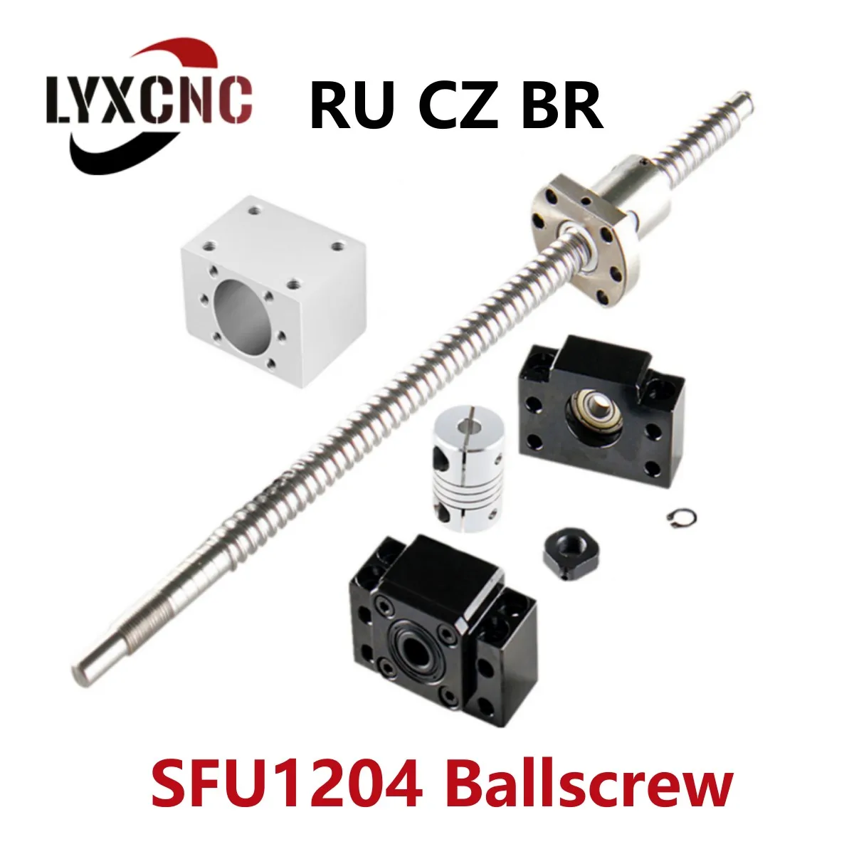 SFU1204-Set-RM1204-Ball-Screw-C7-With-End-Machined-1204-Ball-Nut-DSG12H ...