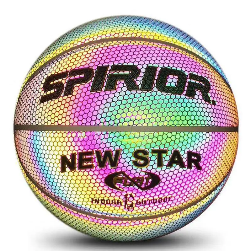 Reflective-Basketball-Ball-Wear-Resistant-Luminous-Night-Light-Ball ...