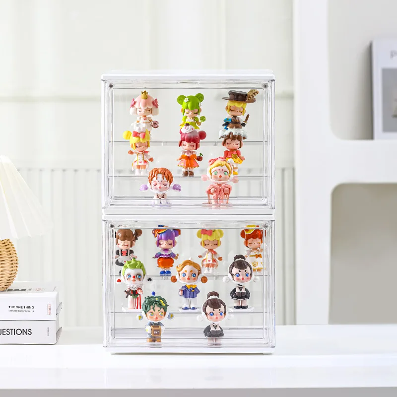 1pc-Three-Layer-Acrylic-Display-Rack-Transparent-Ladder-Handmade-Anime ...