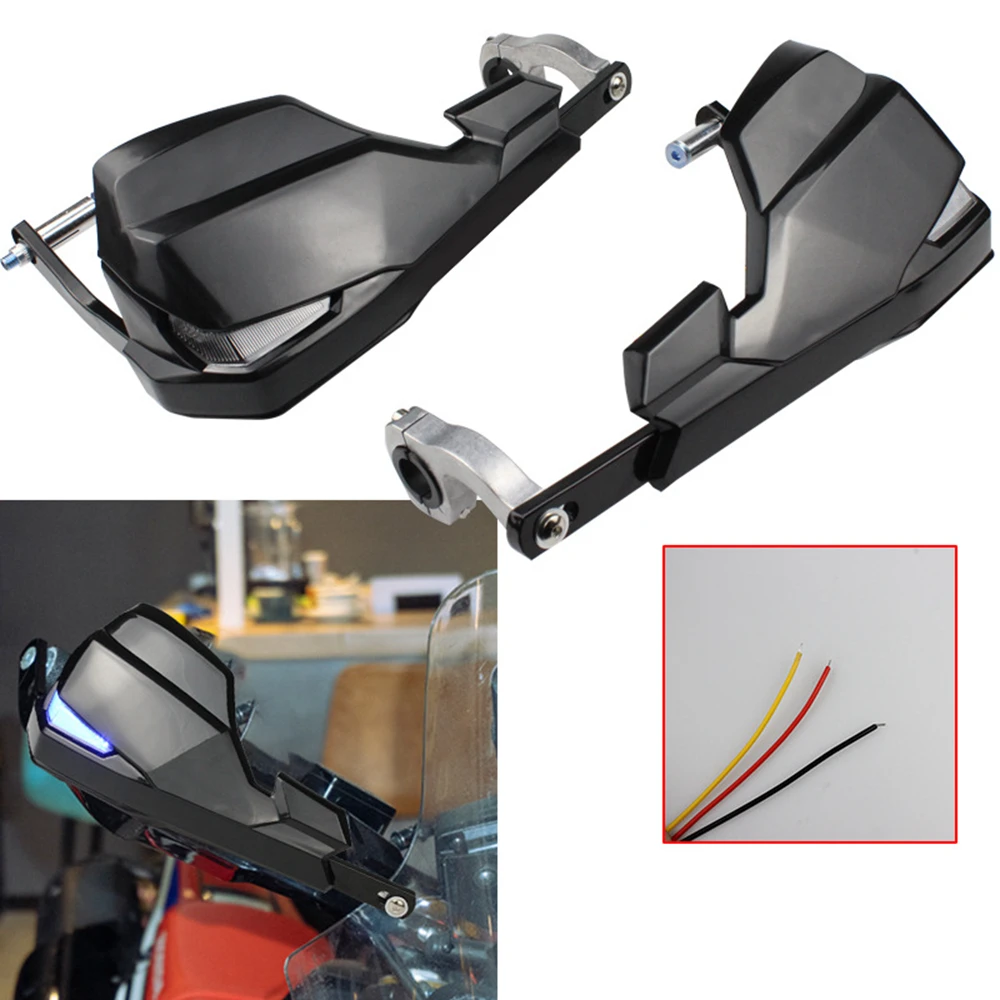 Universal-Motorcycle-Dirt-Bike-ATV-22-28mm-Hand-Guard-Handguards-LED ...