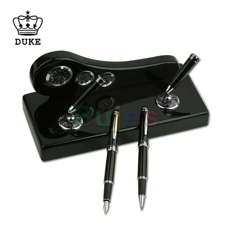 Duke Multifunctional Hanging Oblique Plug-in Pen Holder, Solid Wood ...