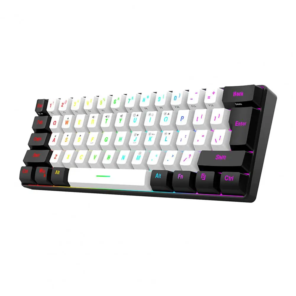 Wired-Mechanical-Gaming-Keyboard-RGB-Light-Design-61-Keys-Compact ...