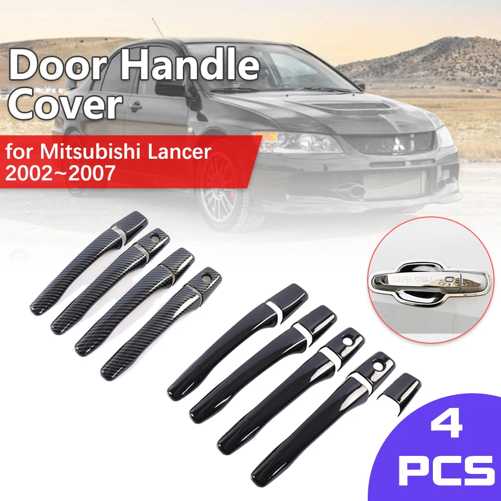 สติกเกอร์จับที่จับสำหรับ Mitsubishi Lancer cedia EVO 7 8 9 Gala Lioncel ...