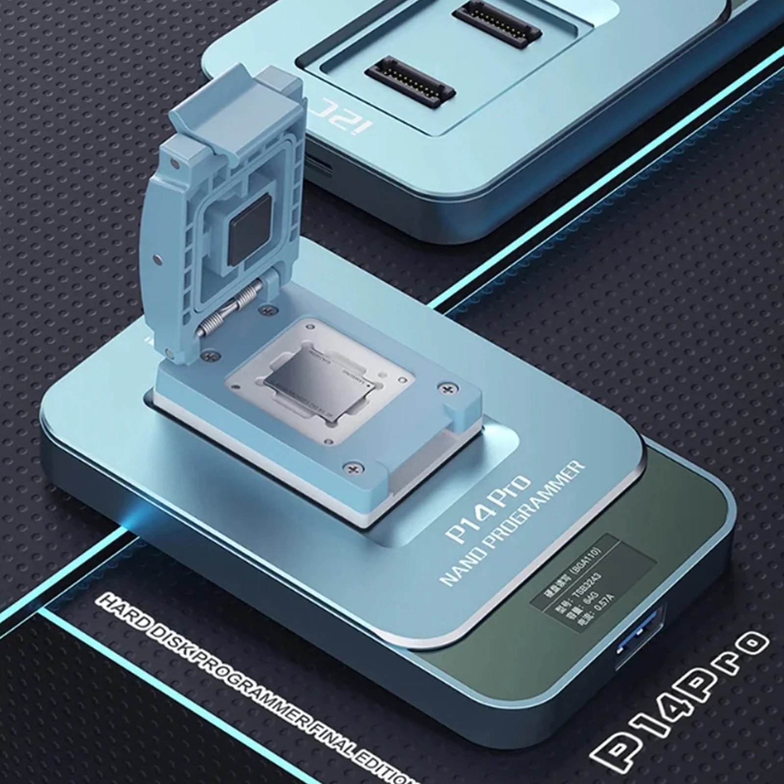 I2C-P14-Pro-BGA110-BGA70-PCIE-Nand-HDD-Programmer-for-IPhone-5-14-PM ...