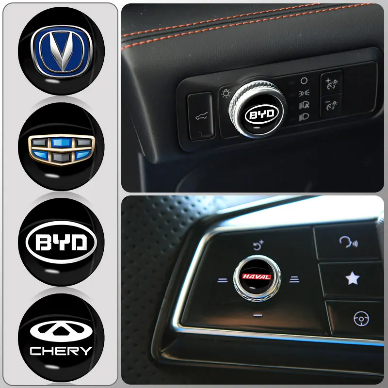 Car-Logo-Round-Sticker-Label-Badge-Decal-Emblem-Auto-Interior-for ...