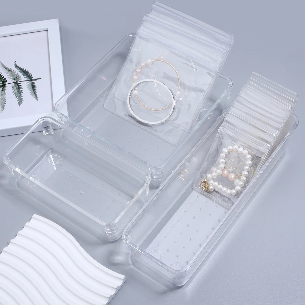 Transparent-Acrylic-Jewelry-Storage-Box-Cosmetics-Organizer-Holder-for ...