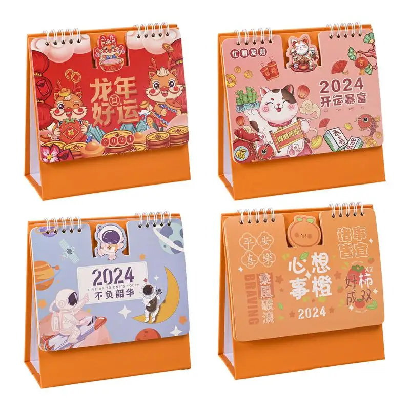 Desktop-Calendar-2024-Desk-Planner-Monthly-Dragon-Year-Table-Calendar ...