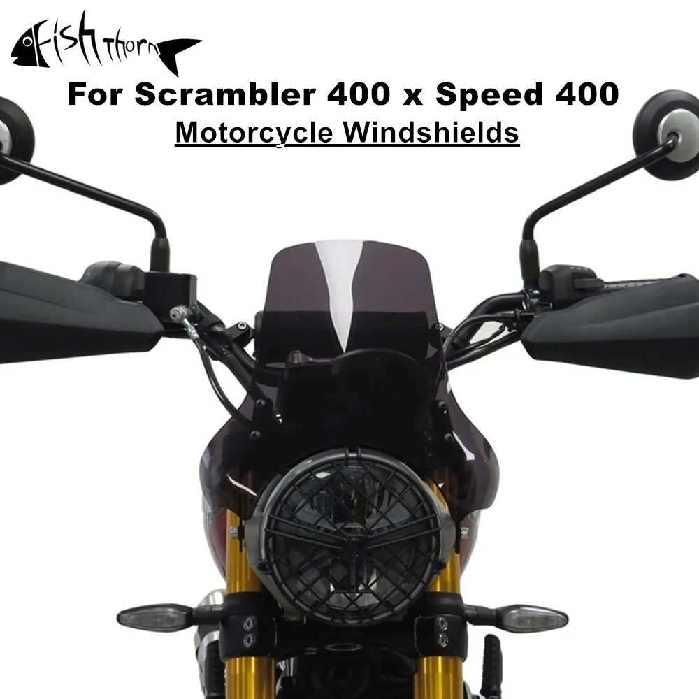 Motorbike-windscreen-Windscreen-Deflector-Windscreen-For-Triumph-Speed ...