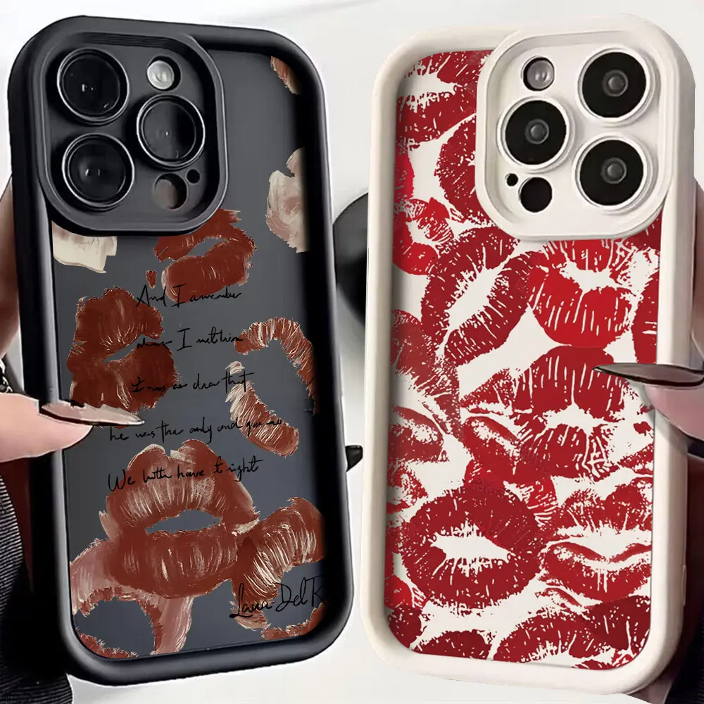 Sexy Red Lips Luxury Phone Case - Soft TPU Back Cover for Reno10 Pro 5G ...