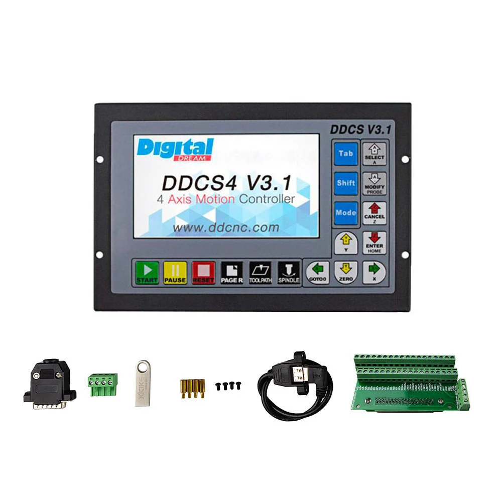New-Arrival-DDCSV3-1-Standalone-Motion-Controller-Offline-Controller-Support-3-axis-4-axis-USB ...