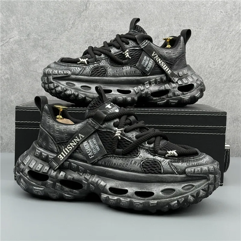 Chunky Sneaker Men Designer Tire Sole Running Shoes Fashion Casual ...