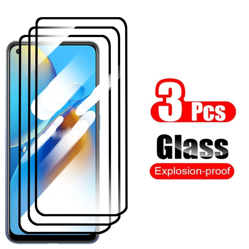 Tempered Glass For OPPO A57S A78 A77 A17 A96 A76 A16 A15 A53 A74 A94 ...