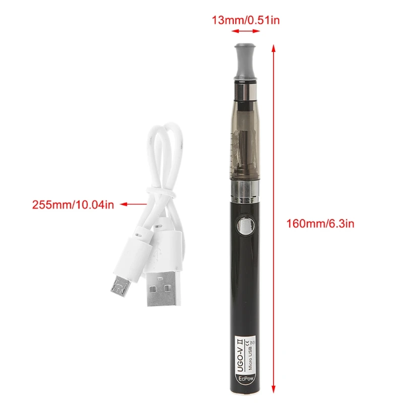 Ugo-V2 900mAh Battery With Ce4 Vaporize Kit 3.3V-4.2V Battery Working ...