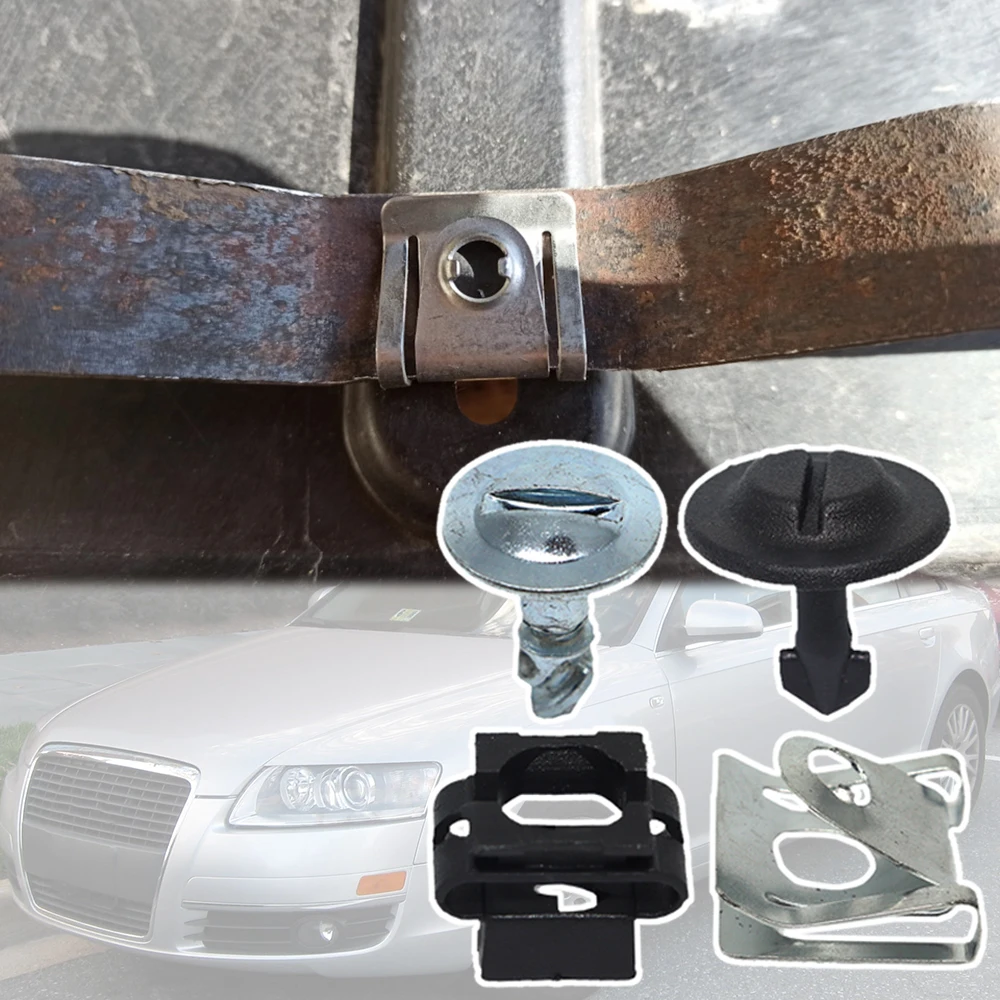 Car Engine Undertray Cover Fixing Clips Screw Underbody Shield Lining Rivets Kit Replacement For ...