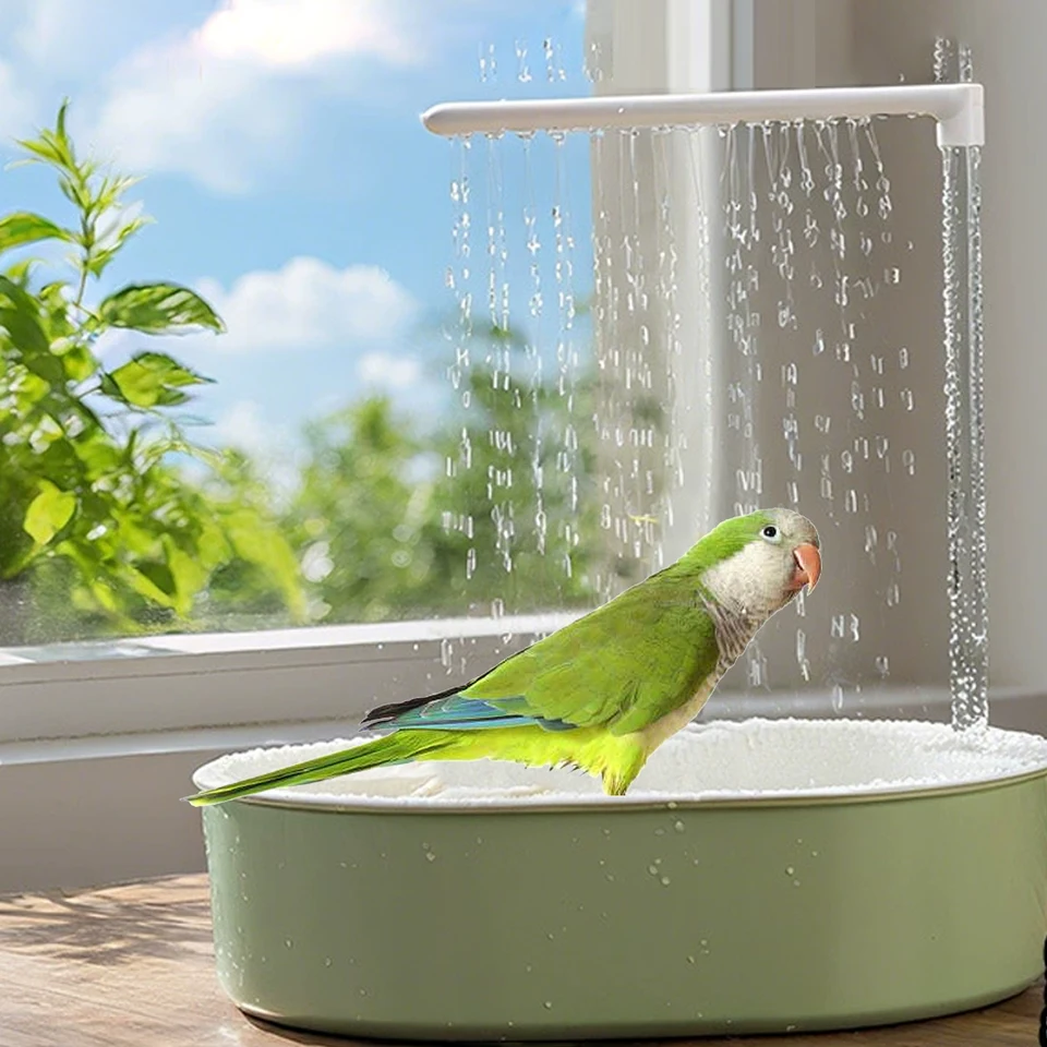 Parrot Bath tub Pet Bird Bath For Cage Automatic Bird Bath Heater