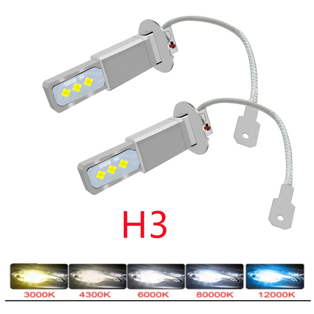 2PCS-H3-Led-H4-H1-H11-HB4-HB3-9005-9006-Fog-Lamps-Motorcycle-Headlight ...