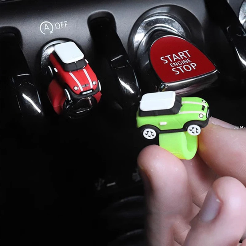 1Pc-Car-Model-Button-Cover-Ornaments-Start-Stop-Button-Stickers-For ...