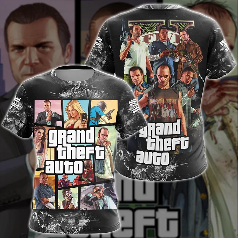 Game-GTA-5-Graphic-T-Shirts-Games-Grand-Theft-Auto-V-3D-Printed-T-Shirt ...
