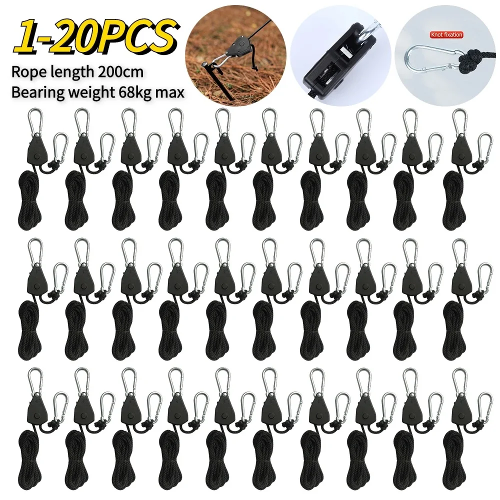 Camping-Tent-Tie-Down-Rope-Tightener-Pulley-1-8-inch-Max-Loading-68kg ...