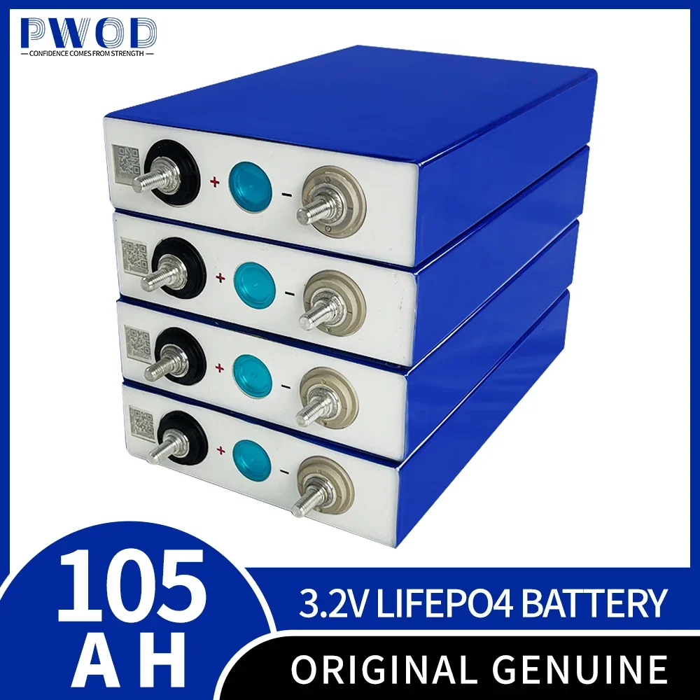 3-2V-PWOD-Lifepo4-Battery-105AH-Rechargeable-Lithium-Ion-Batteri-DIY ...