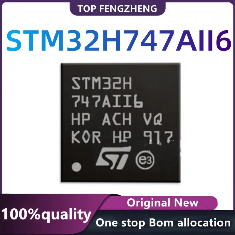 New Original STM32H747AII6 UFBGA169 32-bit Microcontroller Chip