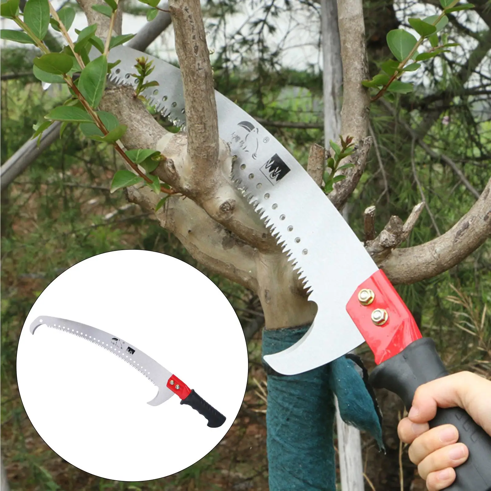 Three-Sided-Grinding-Non-Slip-Double-Hook-Hacksaw-Garden-Pruning-Saw ...