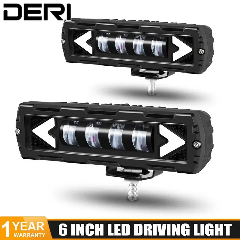 6-Inch-7D-LED-Work-Light-Bar-6000K-White-3500K-Yellow-Driving-beam ...