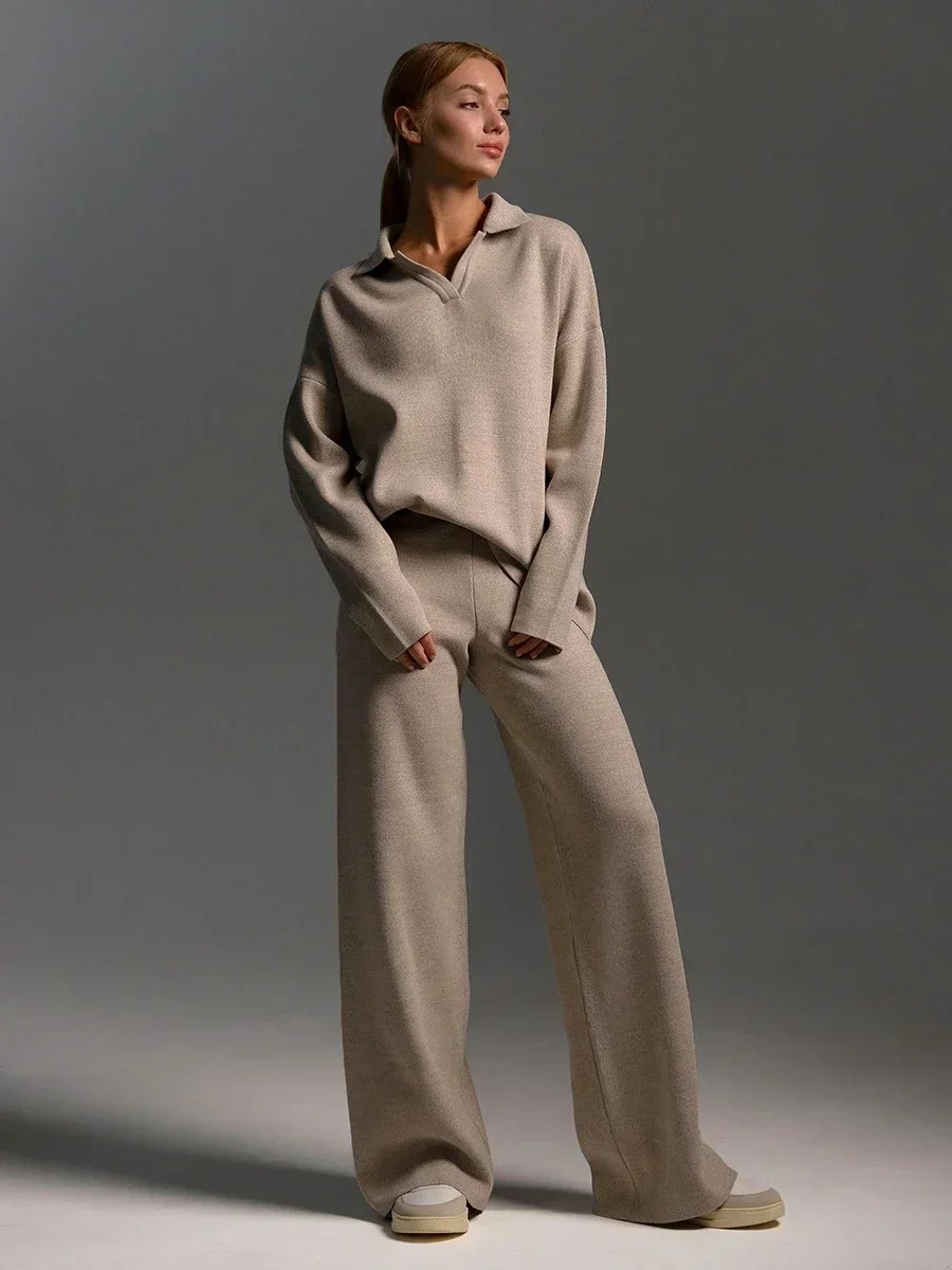 Bornladies-Winter-Thick-Women-Knitted-Suits-Soft-2-Pieces-Sets-Female ...