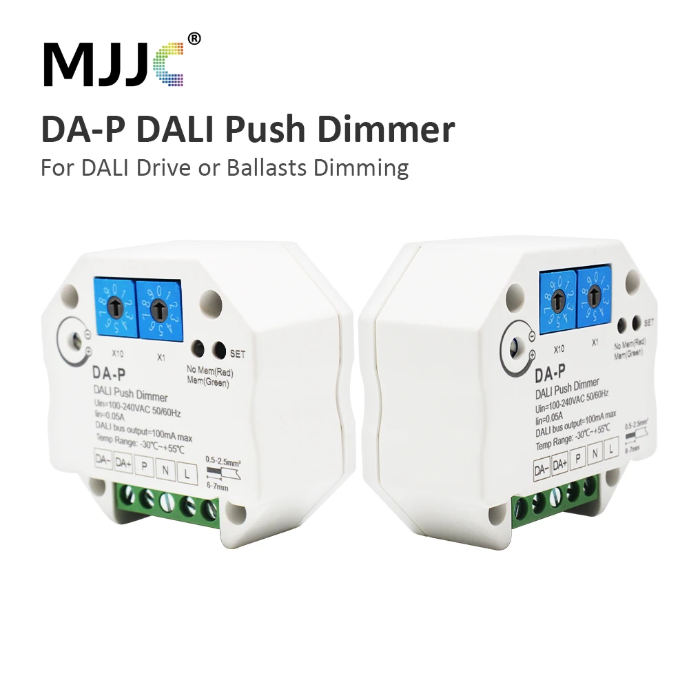 100V 110V 220V 230V 240V AC Push Dimmer for DALI Driver or Ballasts Dim ...
