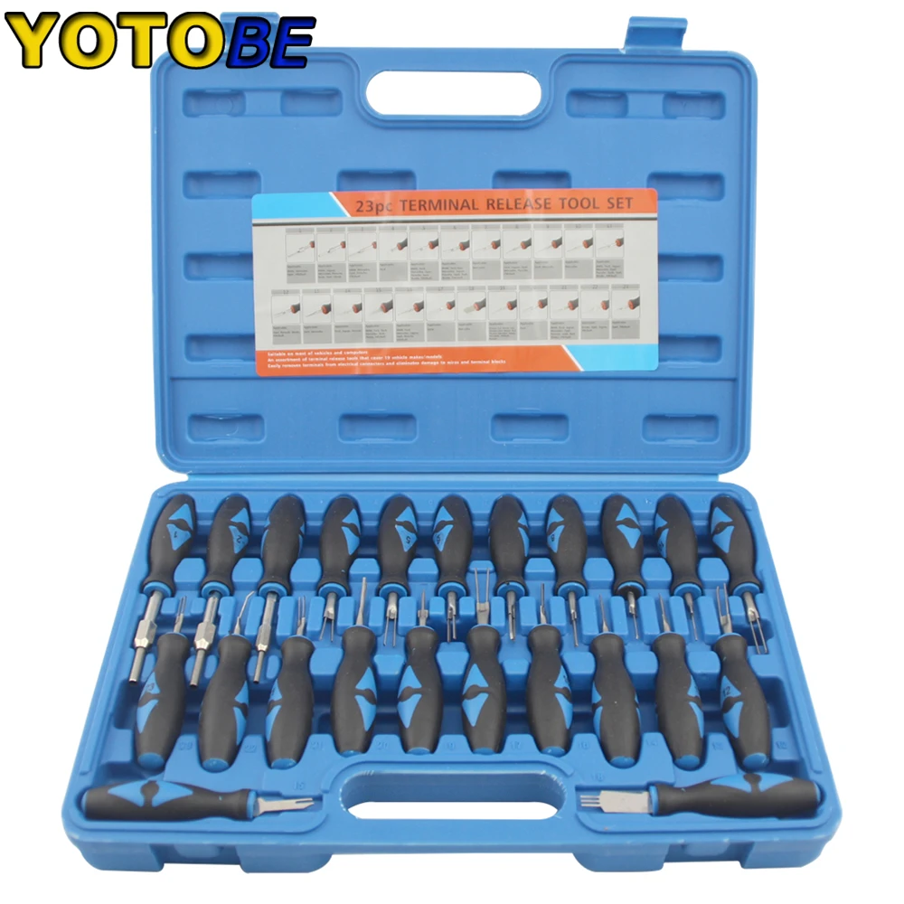 23pcs/set Universal Automotive Terminal Release Removal Remover Tool ...