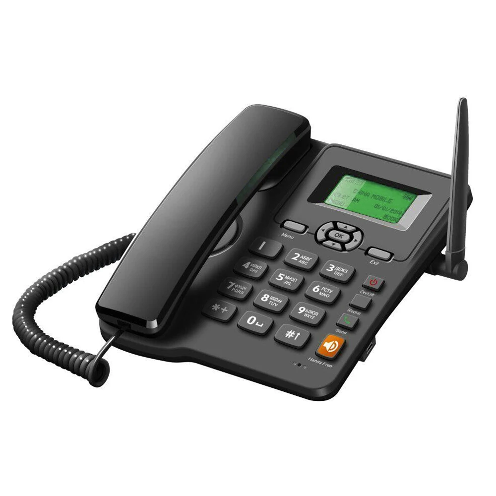 Tel-fono-inal-mbrico-de-escritorio-soporte-GSM-850-900-1800-1900MHZ ...