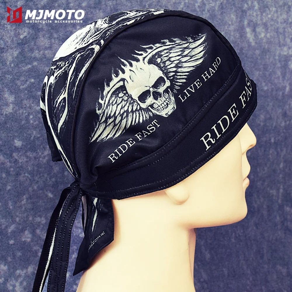 Motorcycle Face Mask Summer Running Cycling Hat Motorcycle Skull Caps ...