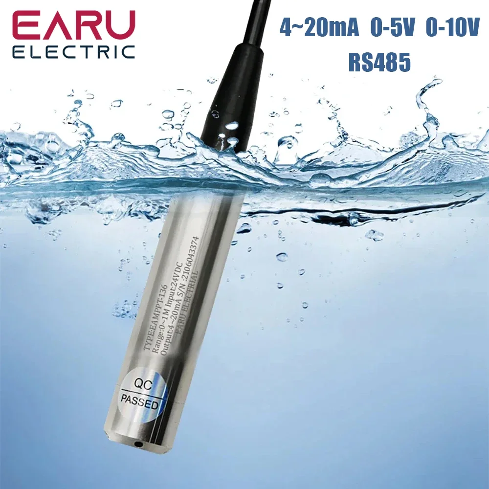 4-20MA-Output-Integral-Level-Transmitter-Liquid-Oil-Water-Level-Sensor ...