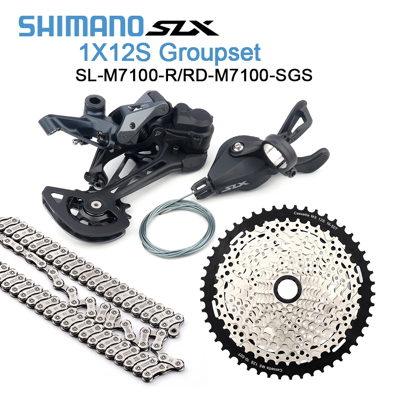 Shimano Slx M7100 Groupset 1x12 Speed | Group Shimano Slx 1x12 Kit ...