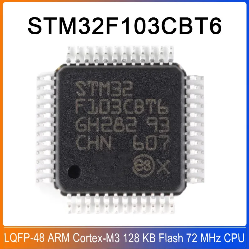 1-5PCS STM32F103CBT6 LQFP-48 STM32F103 STM32F 103CBT6 ARM Cortex-M3 MCU ...