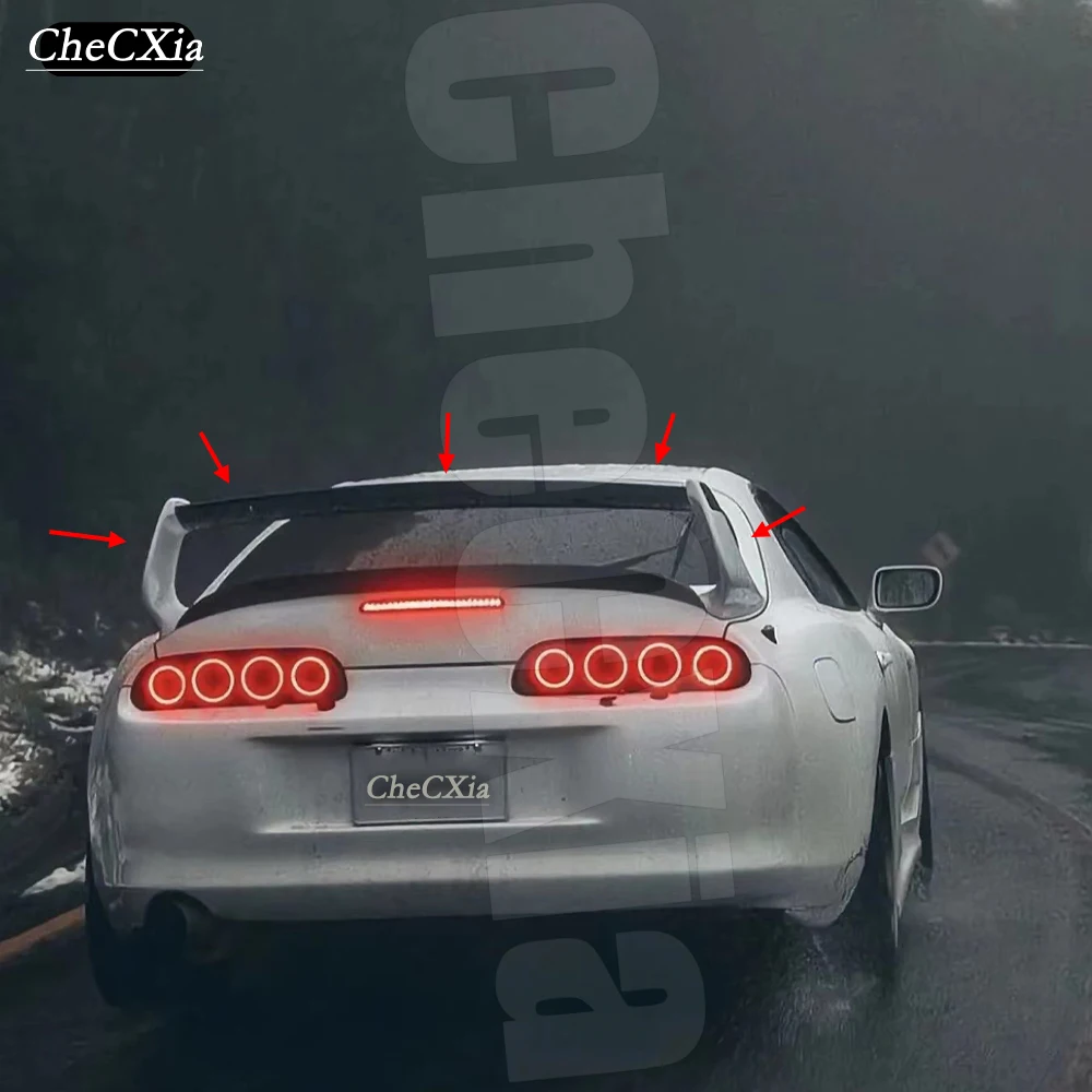 Real-Forged-Carbon-Gloss-Black-Fiber-Blade-1993-2002-For-Toyota-Supra ...