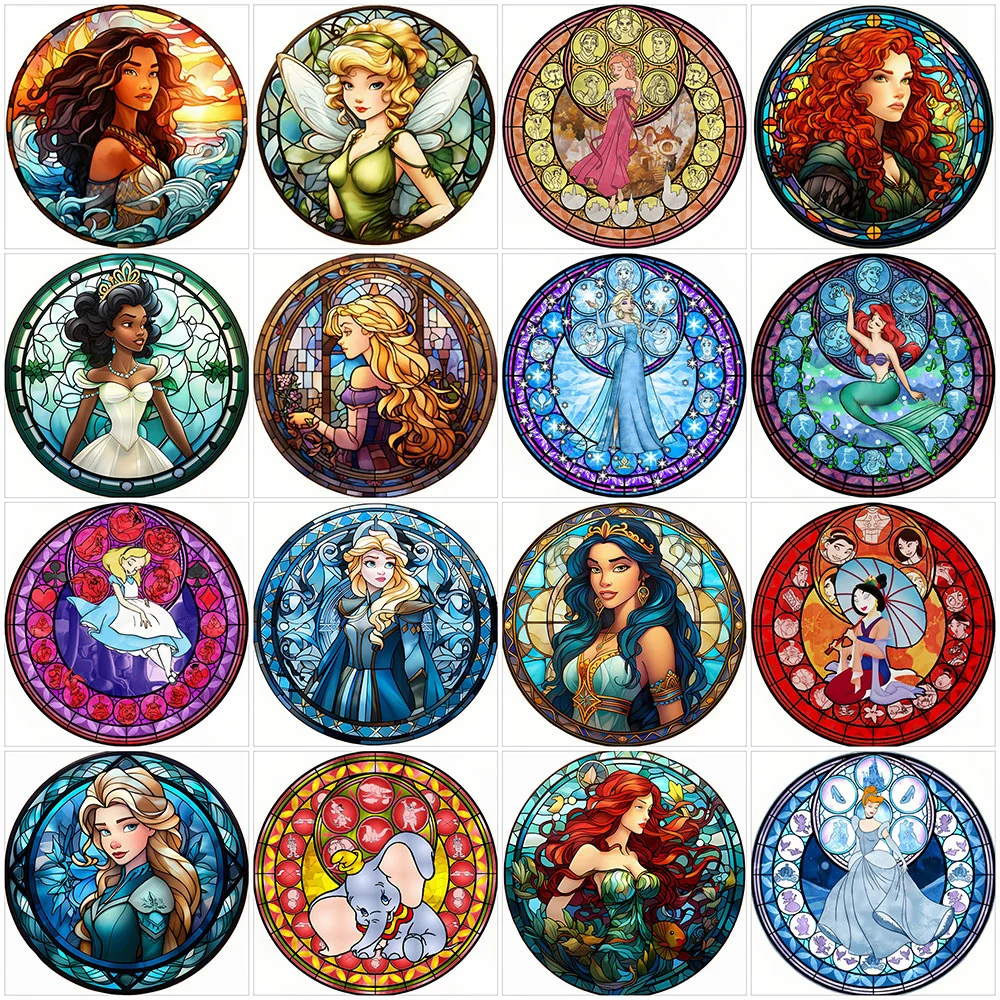Disney-Full-Diamond-Painting-Ariel-Tinker-Bell-Princess-Embroidery ...