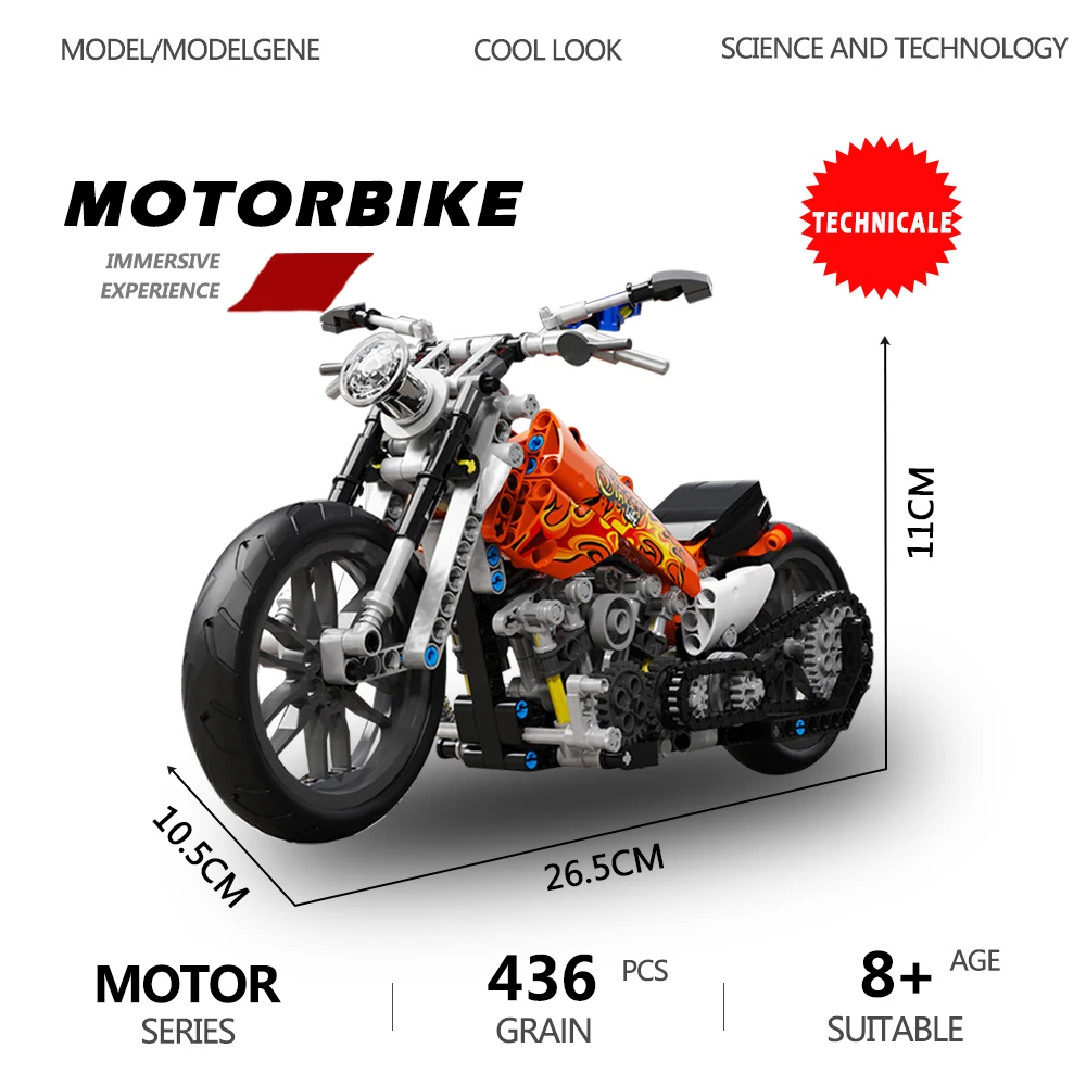 Technical-Motorbike-Racing-Car-Modular-Building-Blocks-Assembling ...